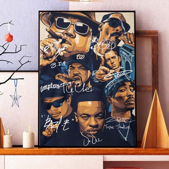 Art | Rap Legends Notorious Big Snoop Dogg Ice Cube Eminem Tupac ...